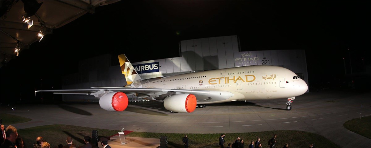 Etihad Airways Unveils Stunning New Livery On 1st A380 Aircr