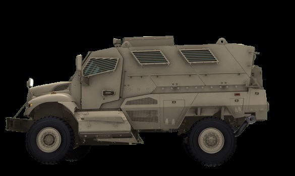 Navistar Displays Latest MaxxPro MRAP and Medium Tactical Ve