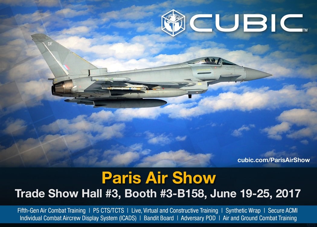 Cubic to Showcase Advanced Air Combat Training Solutions In