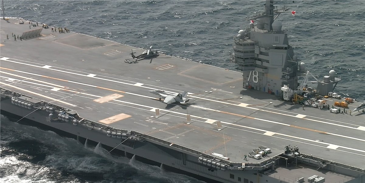 Two First-time Events in One Day Make History Onboard CVN 78