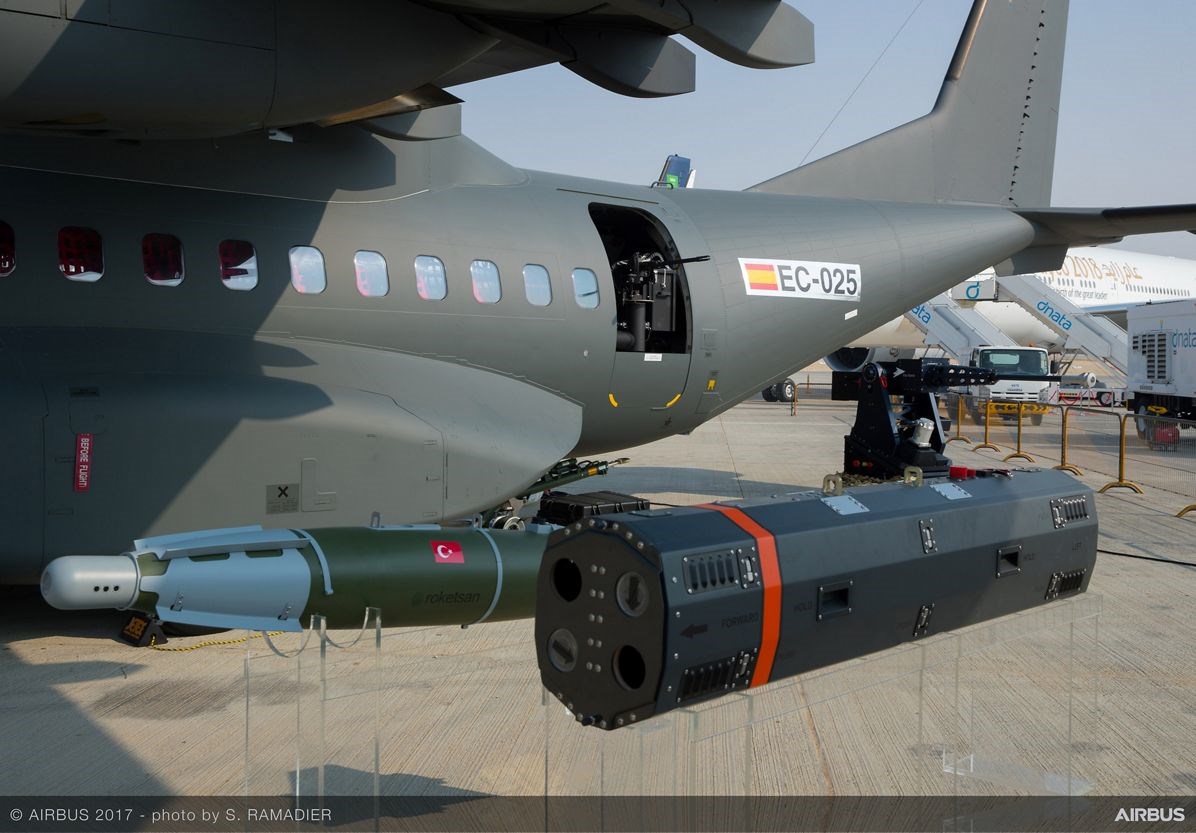 Airbus Displays Comprehensive Range of Weapons for Armed C29