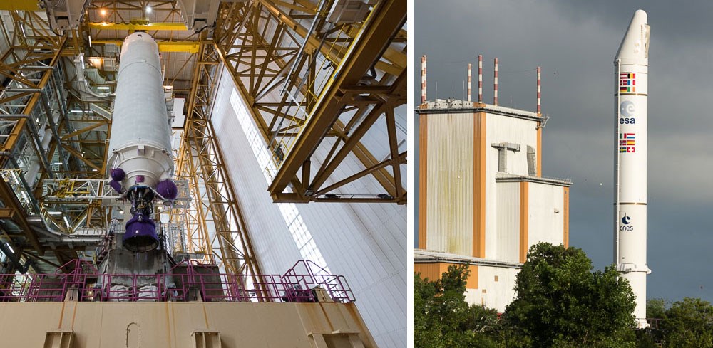 1st Ariane 5 for Launch in 2018 Begins its Integration Proce