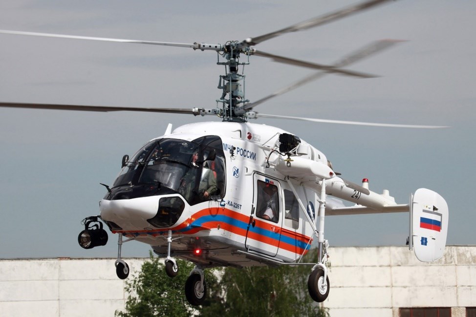 Russian Helicopters Delivered Two Ship-based Ka-226T Helicop