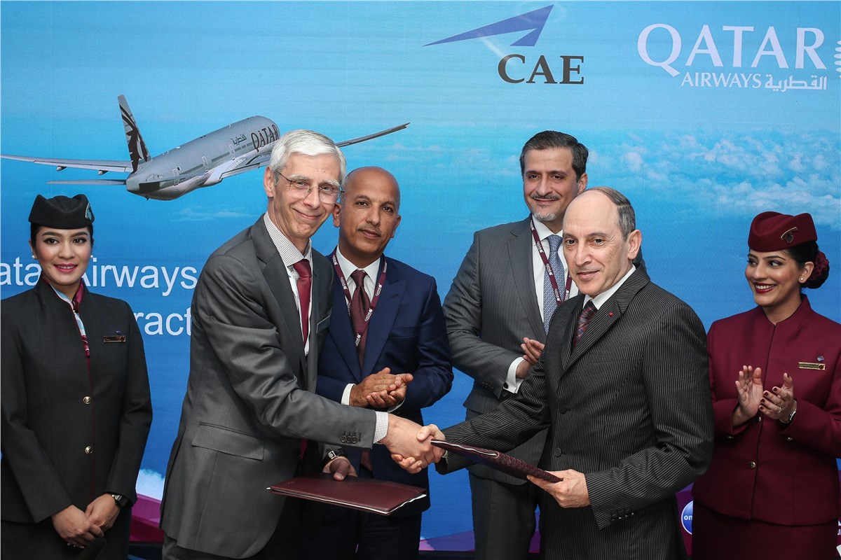 CAE signs commercial aviation training solutions contract wi