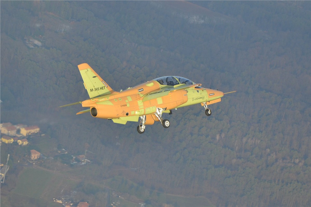 First M-345 Production Aircraft Performs its Maiden Flight