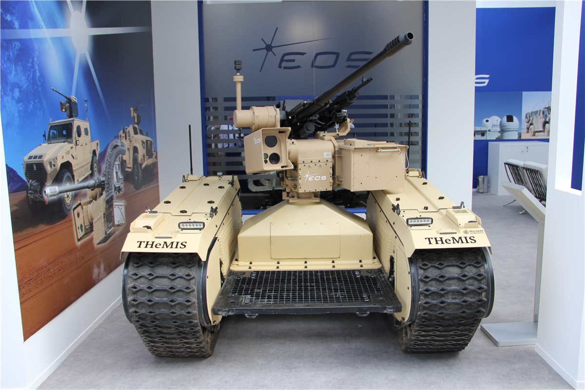 EOS and Milrem Robotics Demo Unmanned Warfare System With 30