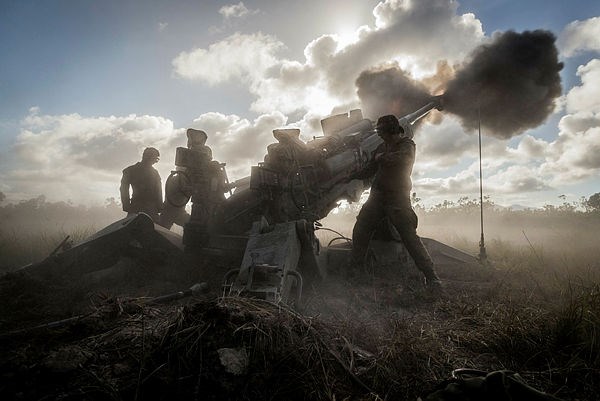 Artillery Round a Direct Hit