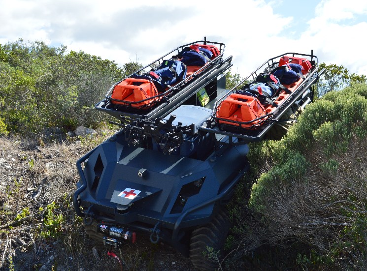 Rheinmetall's Autonomous Rescue and Surveillance Vehicles to