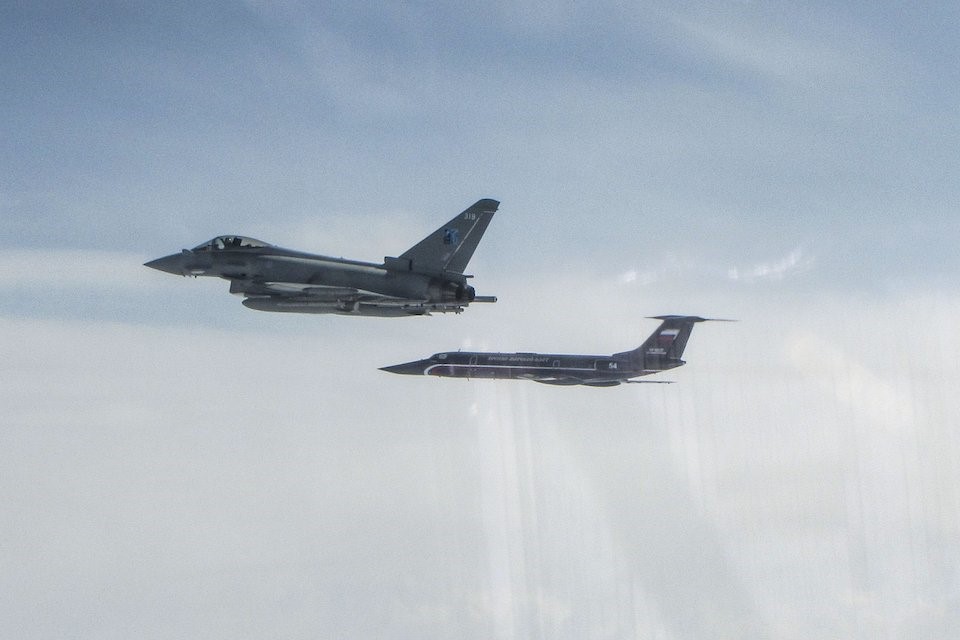 RAF Typhoons Scrambled Twice in Two Days to Intercept Russia