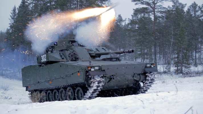 BAE CV90 Increases Lethality by Testing SPIKE LR Anti-Tank G