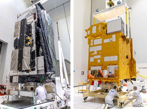 JCSAT-17 and GEO-KOMPSAT-2B Are Prepared for Their Ariane 5