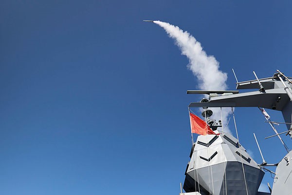 HMAS Arunta Tests Missile System After Upgrade