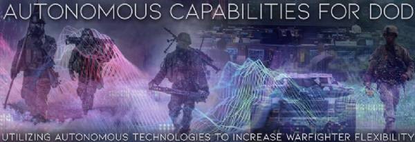 Autonomous Capabilities for DoD Summit