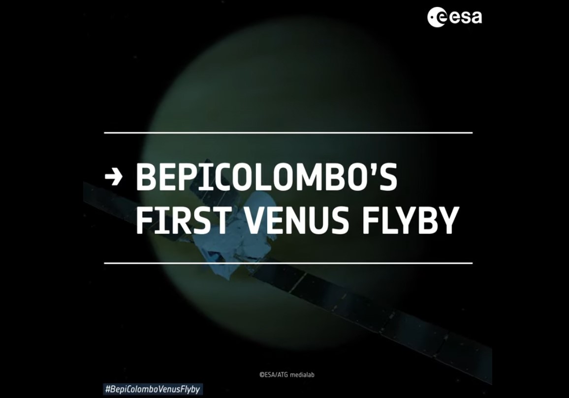 BepiColombo's 1st Venus Flyby