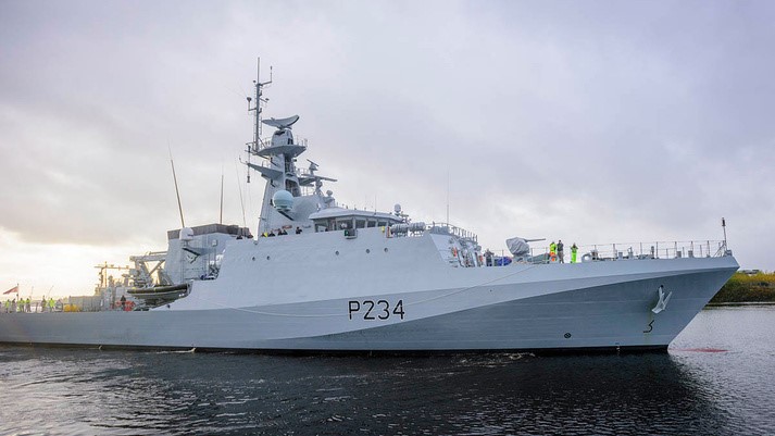 Final Next Generation Patrol Ship Departs Glasgow for Her Ne