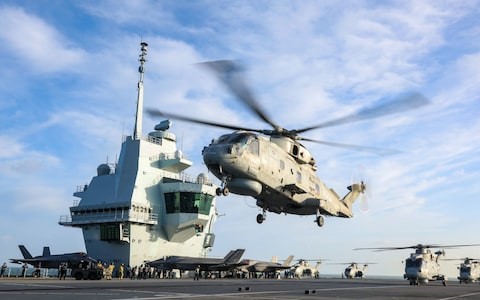HMS Queen Elizabeth Returns Home As Historic Global Deployme