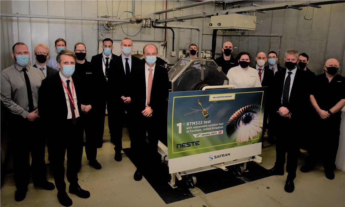 Safran Deploys SAF to UK Facility