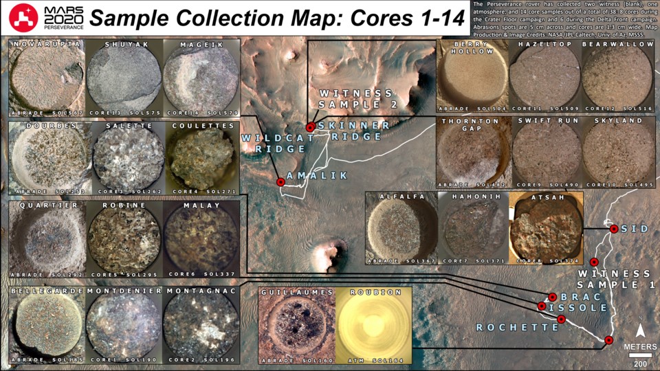 Earth Core Samples