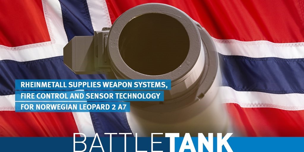 Norway Orders State-of-the-art Leopard 2 A7 Tanks